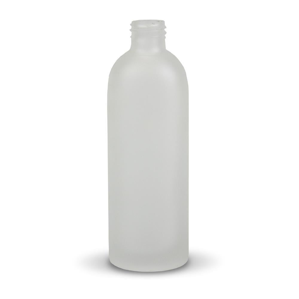 Frosted 200ml Boston Round Glass Bottle (24mm neck) - New Directions ...