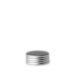 24mm Metal Ring Groove Cap Matte Silver - New Directions Australia