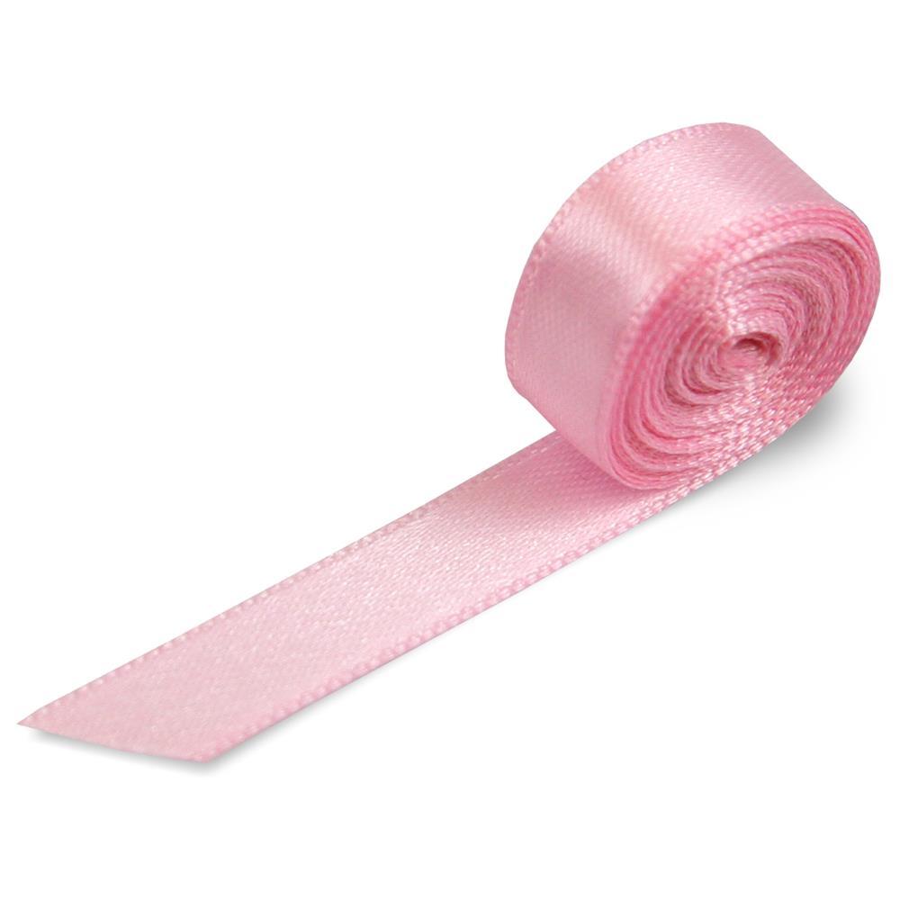 10mm Light Pink Double Sided Satin Ribbon - 123 - 50m Roll - New ...