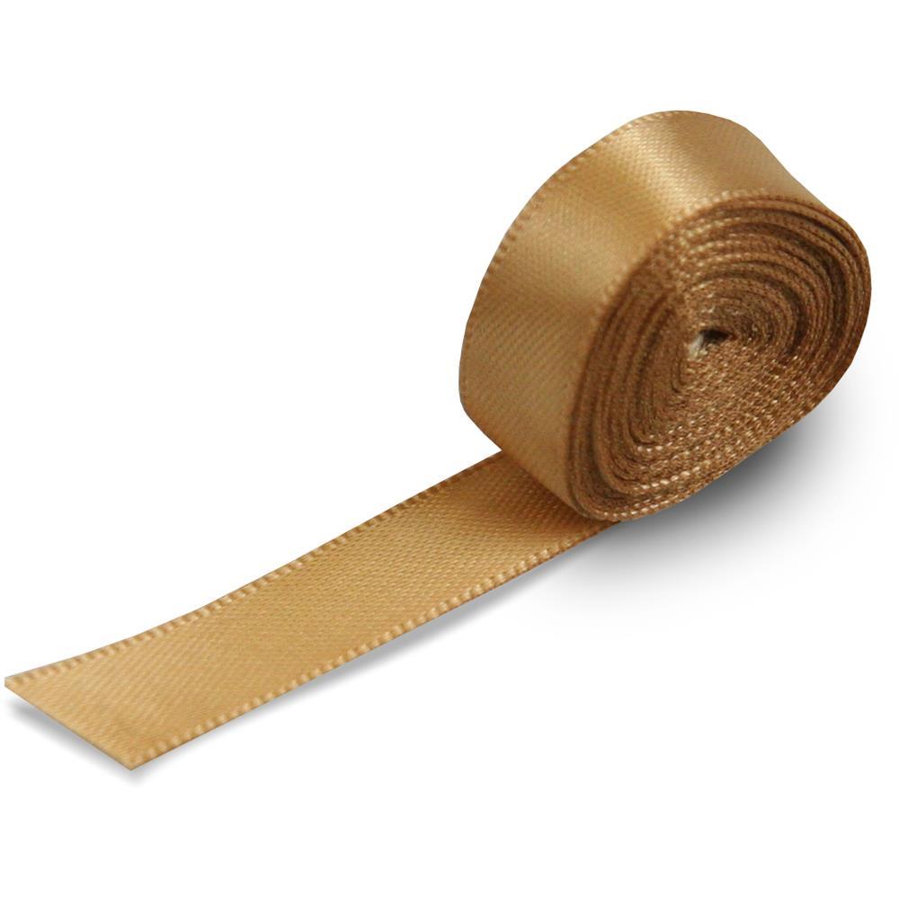 10mm Gold Double Sided Satin Ribbon - 693 - 50m Roll - New Directions ...