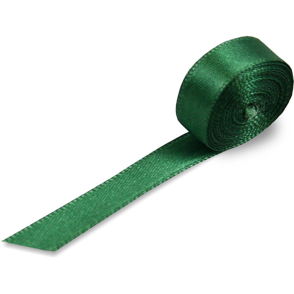 10mm Forest Green Double Sided Satin Ribbon - 587 - 50m Roll - New ...