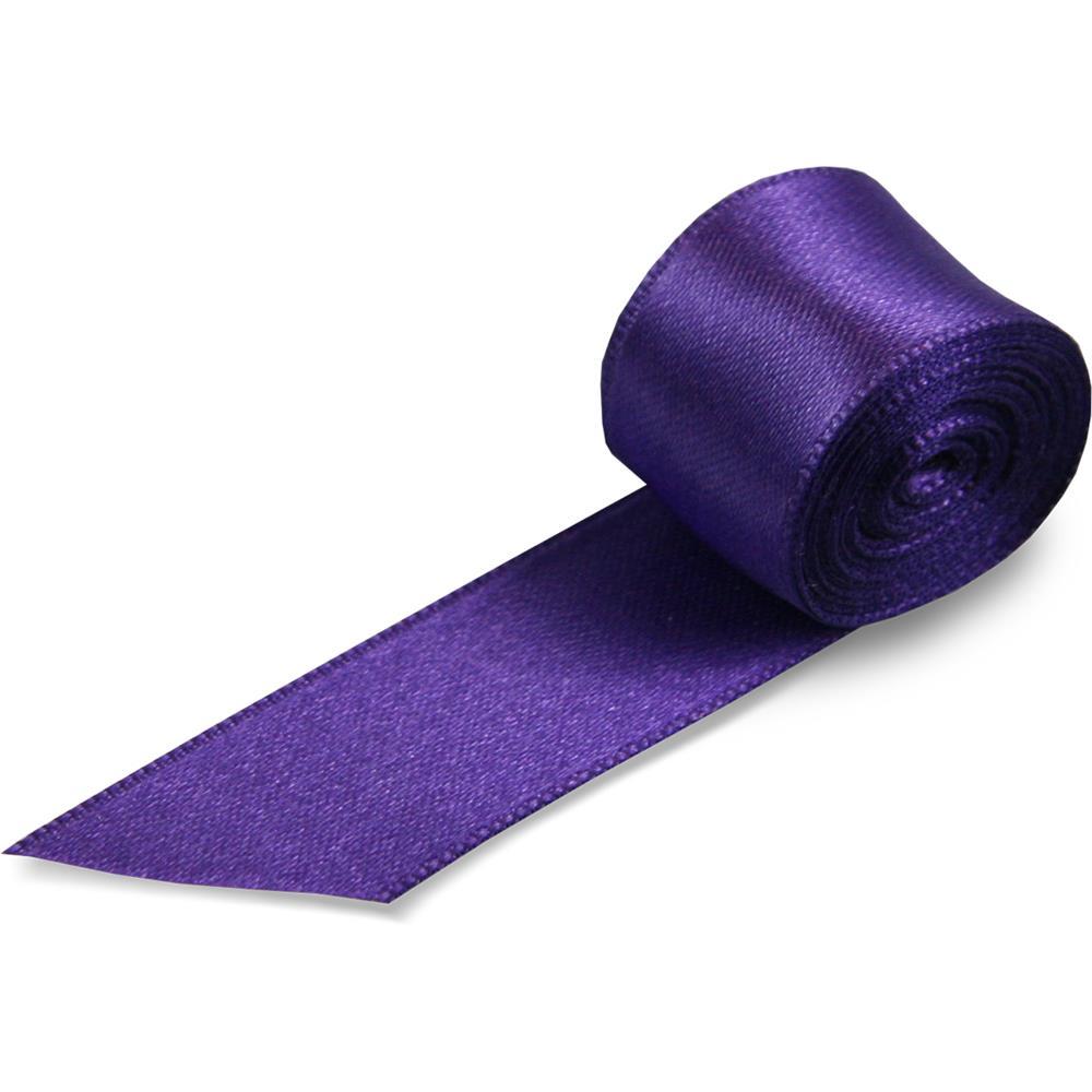 20mm Violet Double Sided Satin Ribbon - 465 - 50m Roll - New Directions ...