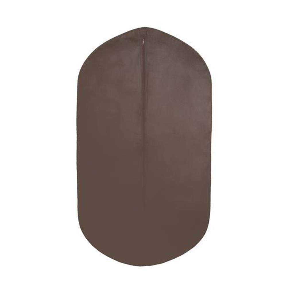 Cancelled - Brown Small Zip Cover - Non-Woven Garment Bag + Hood: 61cm ...