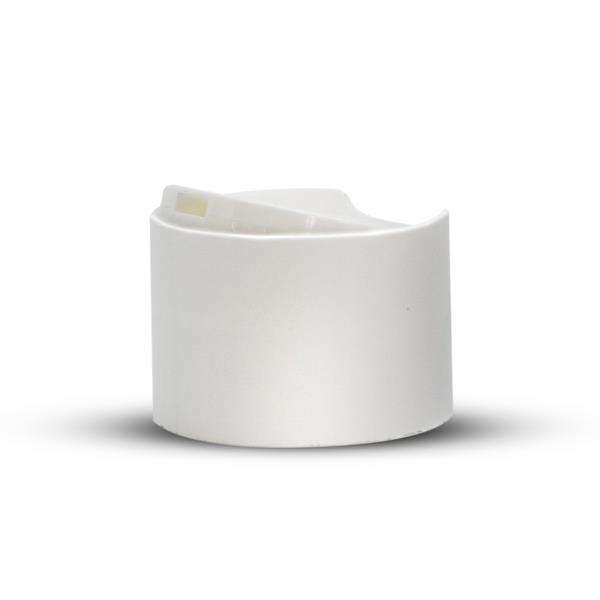 24mm False Wall Closures White disc cap with seal (for 250ml White ...