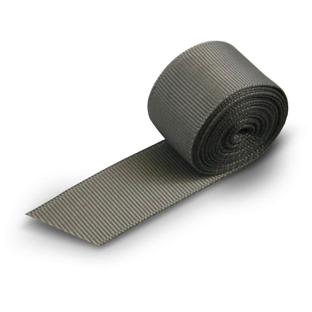 22mm Metal Grey Grosgrain Ribbon - 017 - 50m Roll - New Directions ...