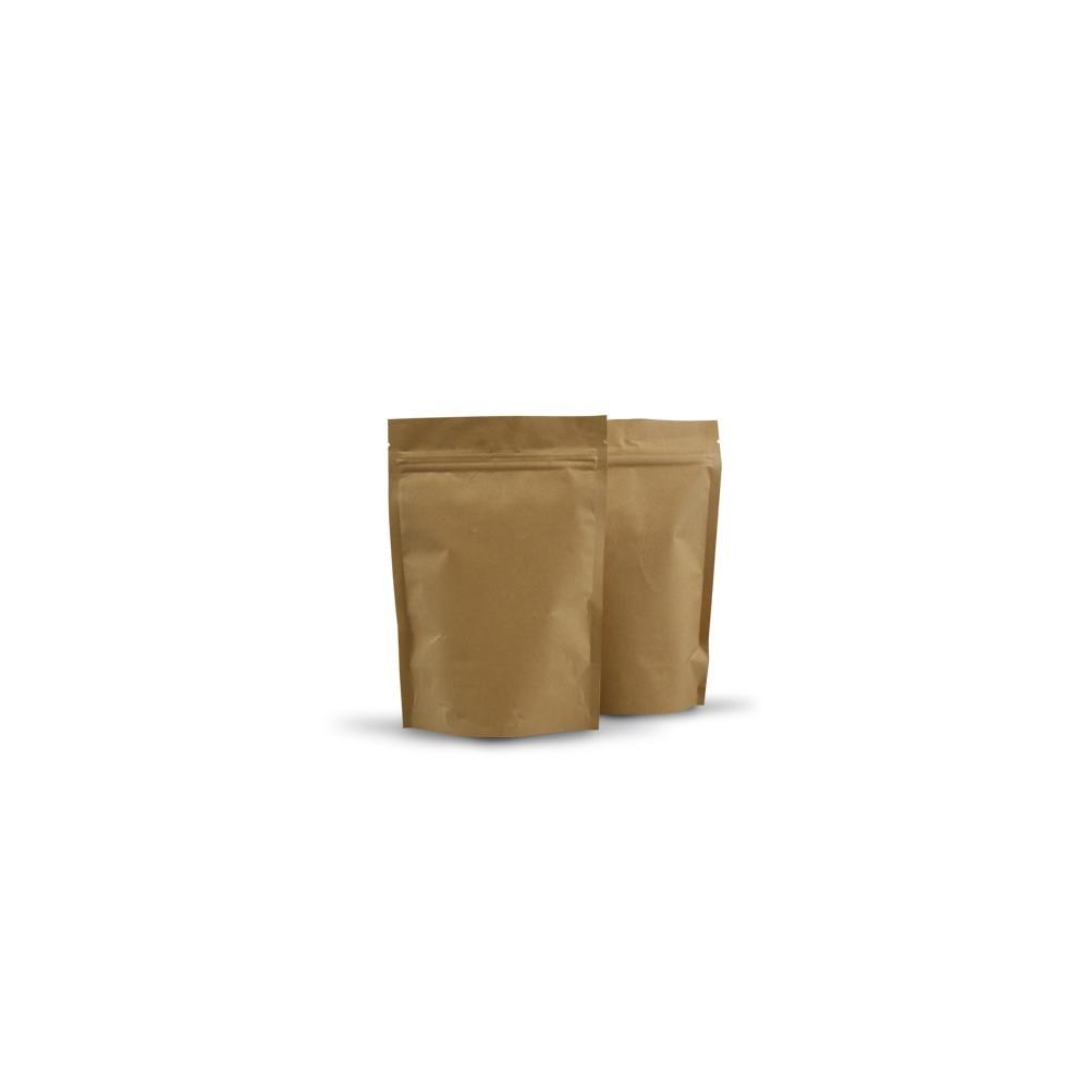 28g Brown Kraft Stand Up Pouch 100 per Carton - New Directions Australia