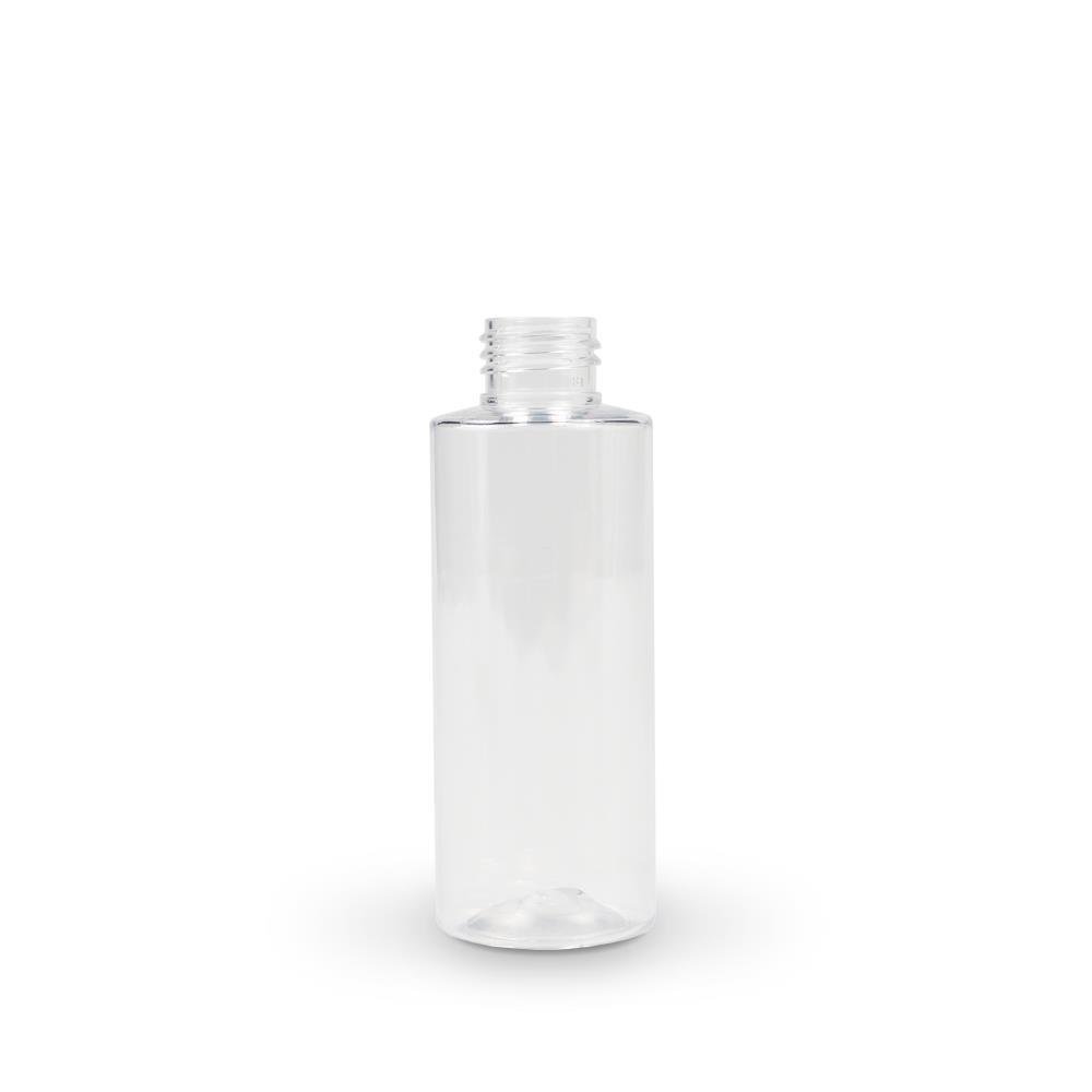 Clear 125ml PET Square Shoulder Bottle Neck 410 - New Directions Australia