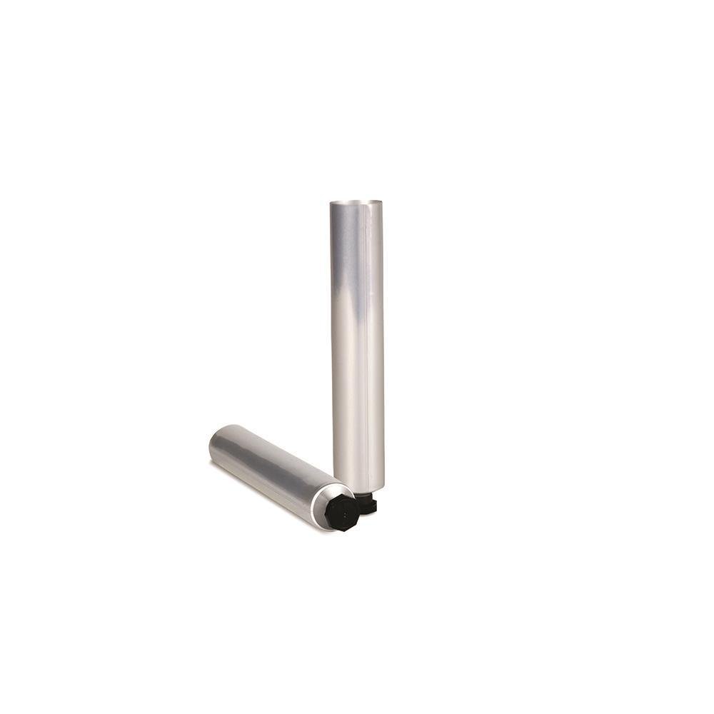 30ml-50ml Metal Gray Open-Ended Tube With Black Octagonal Cap - New ...