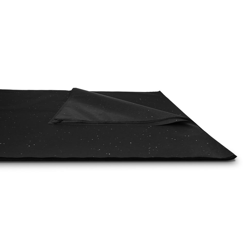 Black Glitter Tissue Paper - 500 Sheets - New Directions Australia