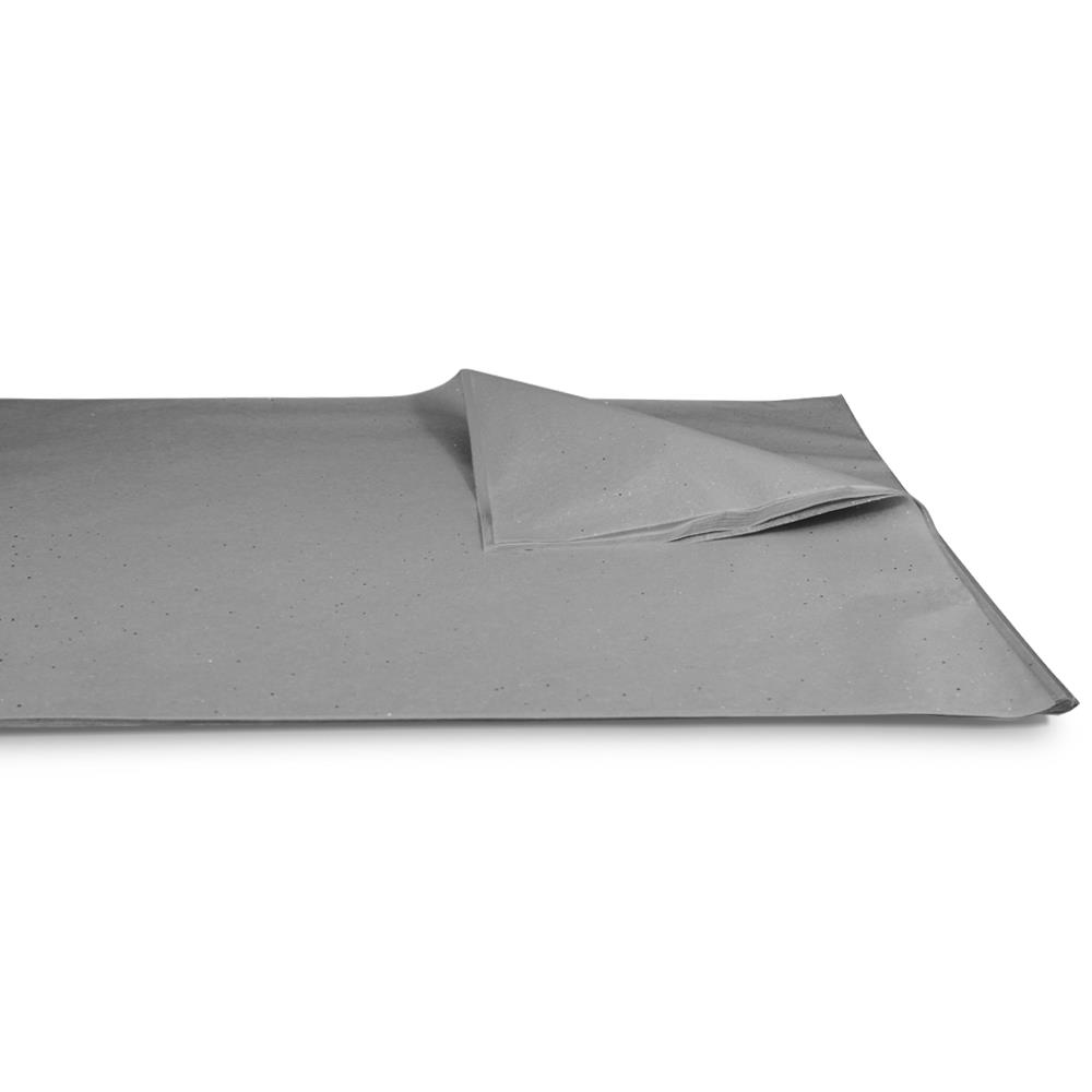 Grey Glitter Tissue Paper - 500 Sheets - New Directions Australia