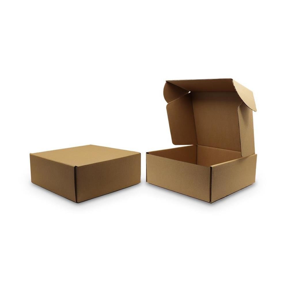 Brown Shipping Carton SIZE TWO: 225mm (W) x 225mm (L) x 110mm (D ...