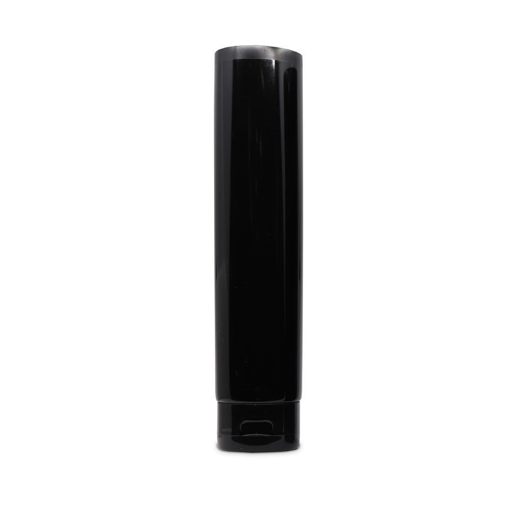 120ml-220ml Open-Ended Shiny Black Flip Top Tube with Foil Seal - New ...