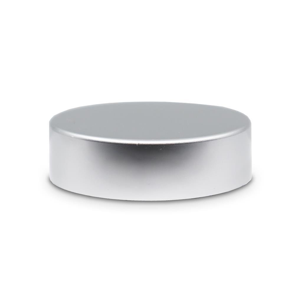 47mm Metal Smooth Matte Silver Cap - New Directions Australia