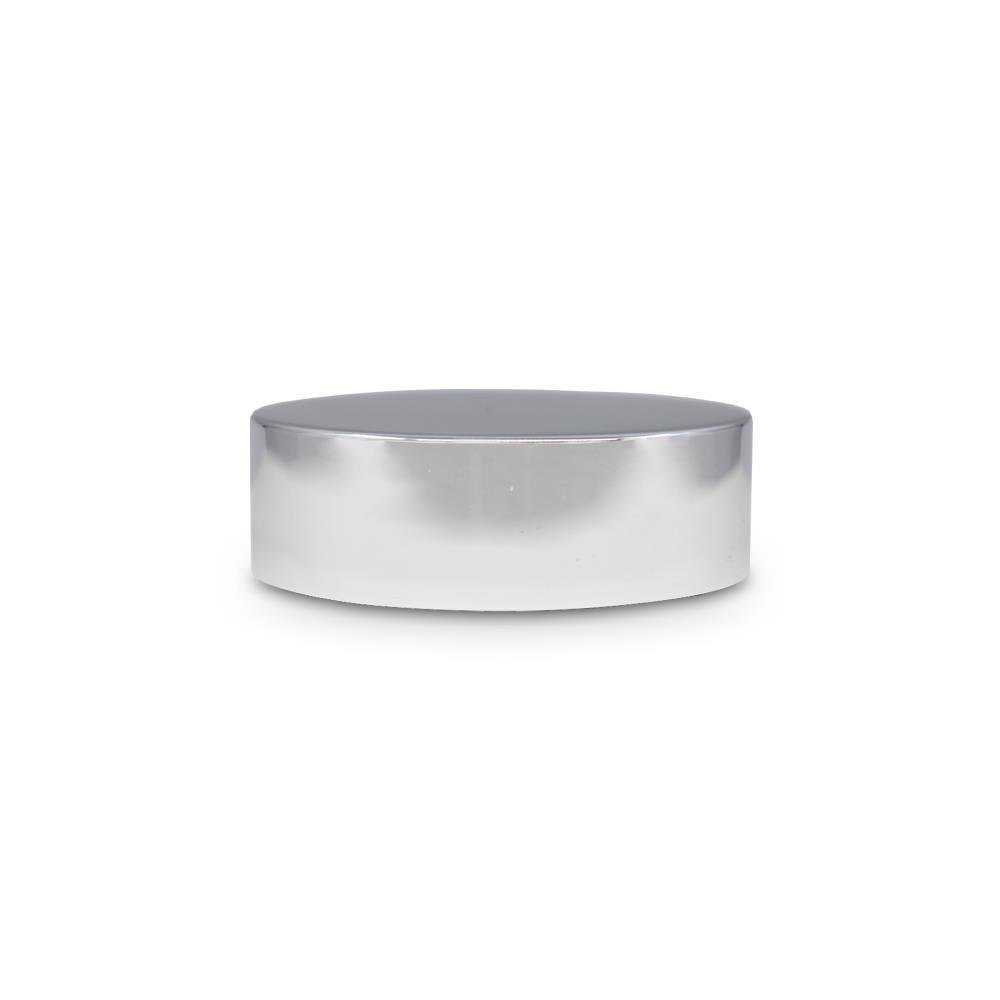 62mm Metal Smooth Shiny Silver Cap - New Directions Australia