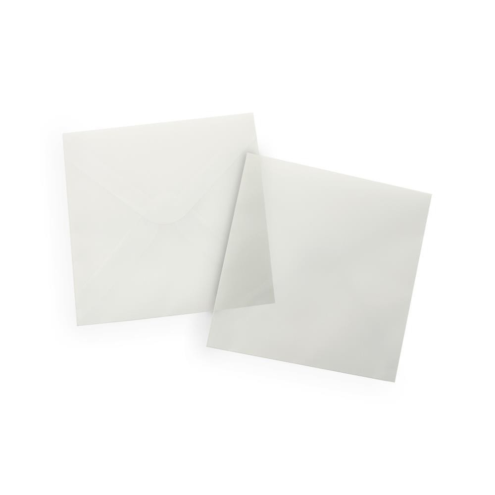 Translucent Paper Envelopes Square: 150mm (W) 150mm (H) - Pack of 50 ...