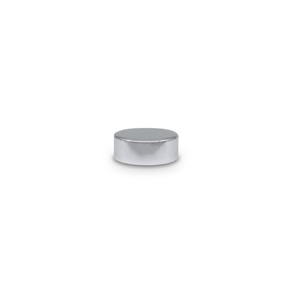 31mm Metal Smooth Shiny Silver Cap - New Directions Australia