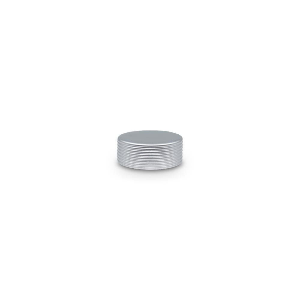 31mm Metal Ring Grooved Matte Silver Cap - New Directions Australia