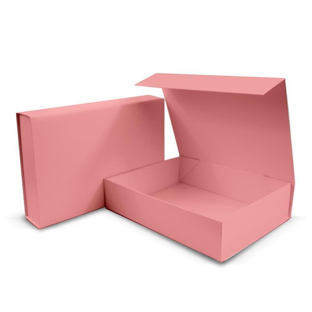 Pink Large Foldable Rigid Box: 375mm (W) x 260mm (L) x 85mm (D ...