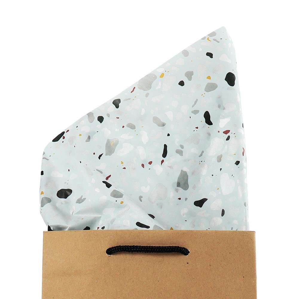 Grey Terrazzo Tissue Paper - 500 Sheets - New Directions Australia