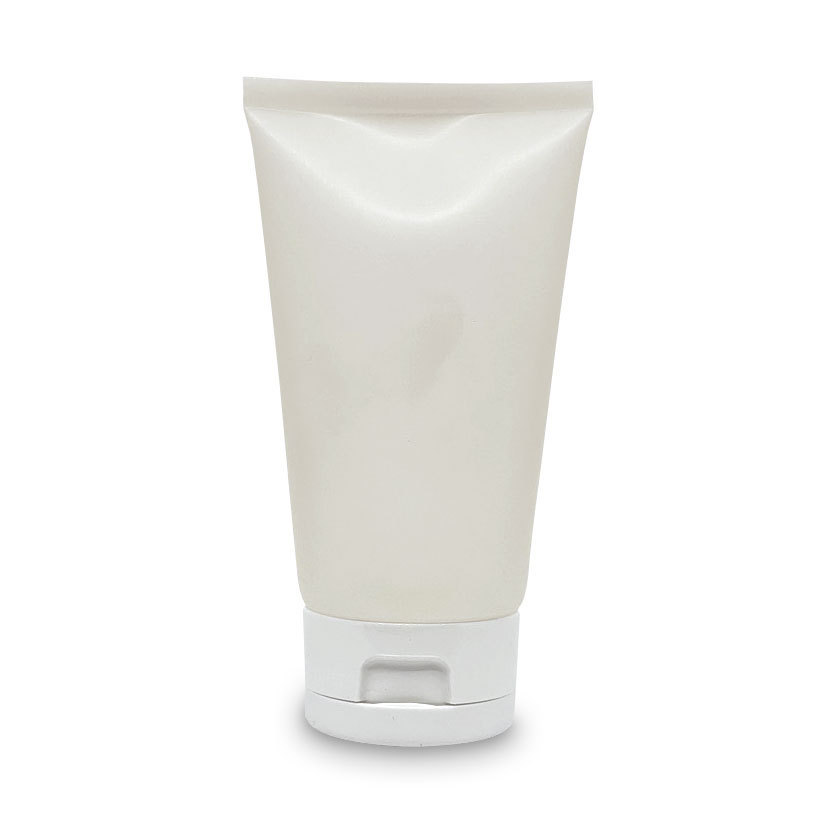 100 ml SHORT Frosted Pre-sealed Tube with White Flip Top Cap - New ...