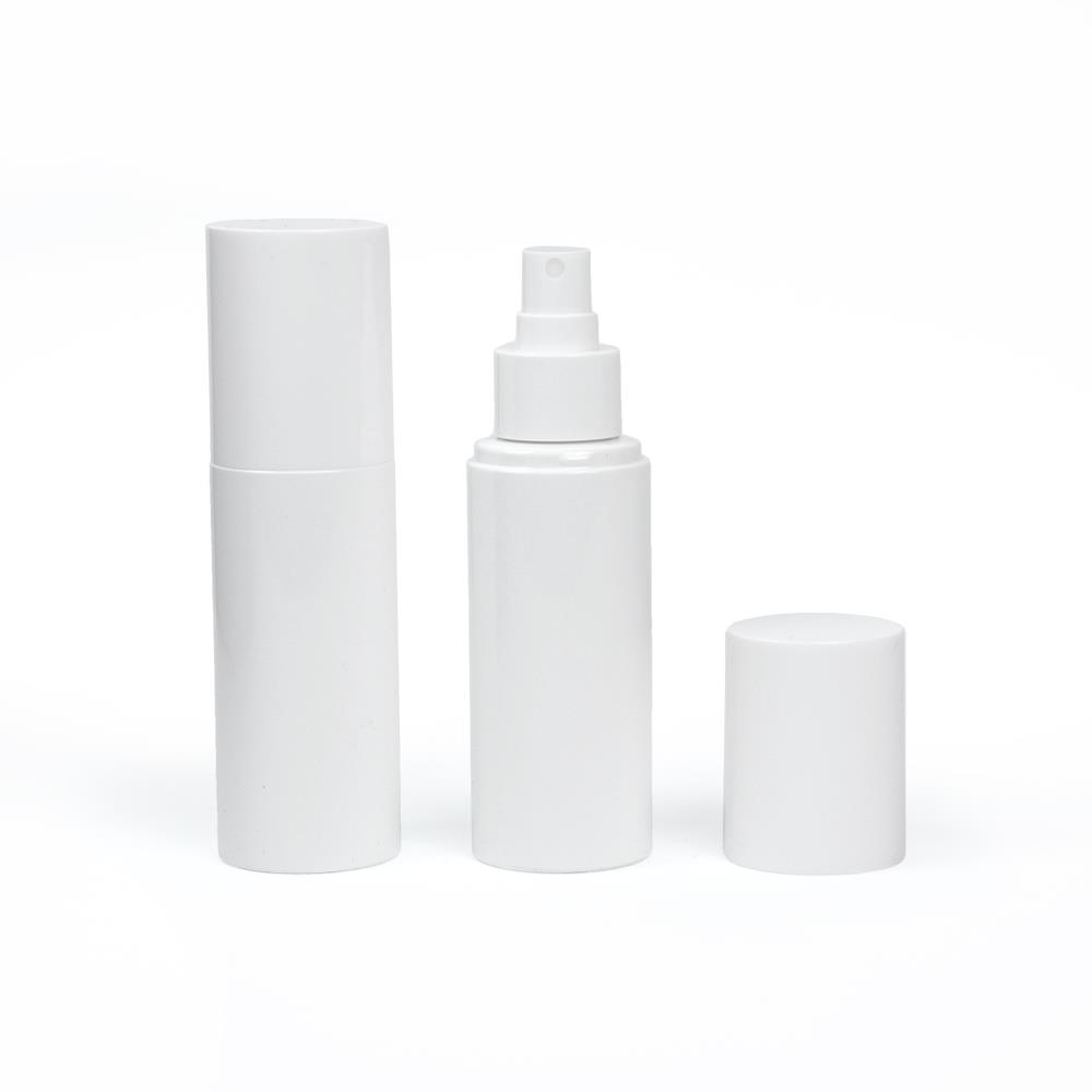 100ml White PET Bottle with White Fine Atomiser and Cap - New ...