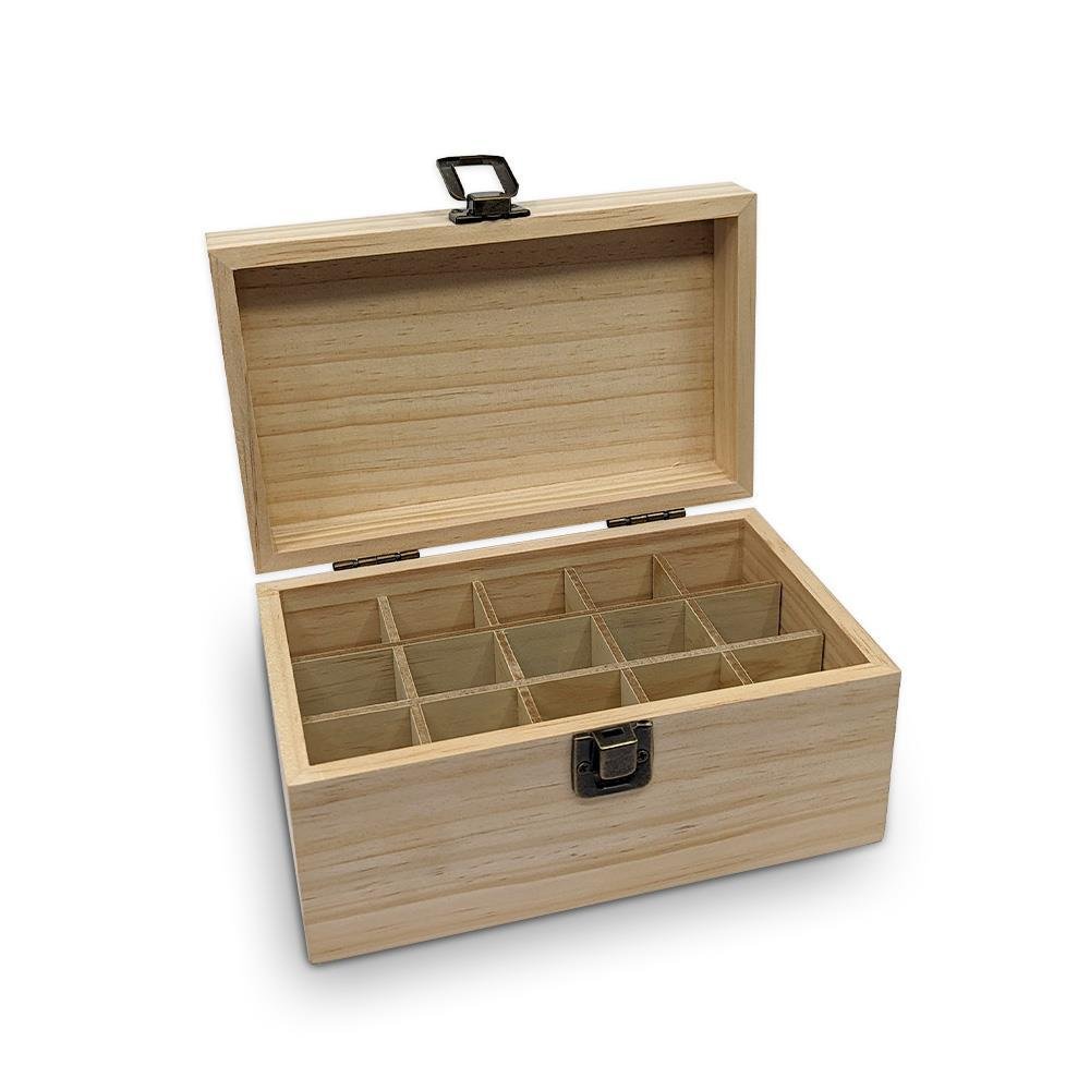 Small Wooden Essential Oil Storage Box - New Directions Australia