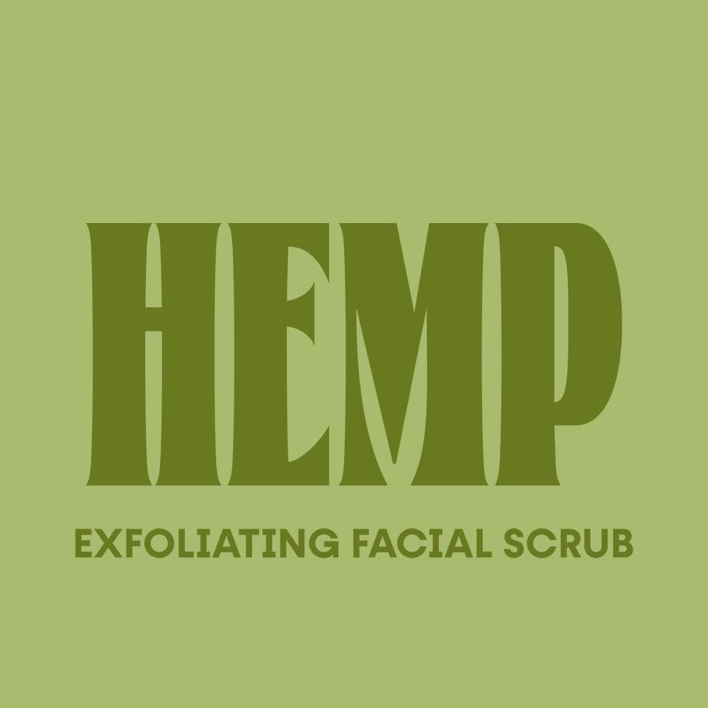 5L Hemp Exfoliating Facial Scrub - With Walnut & Jojoba Beads - New ...